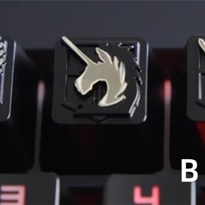 Wings of Freedom Esc F1-F12 Anime Keycaps, Personalized Mechanical ...