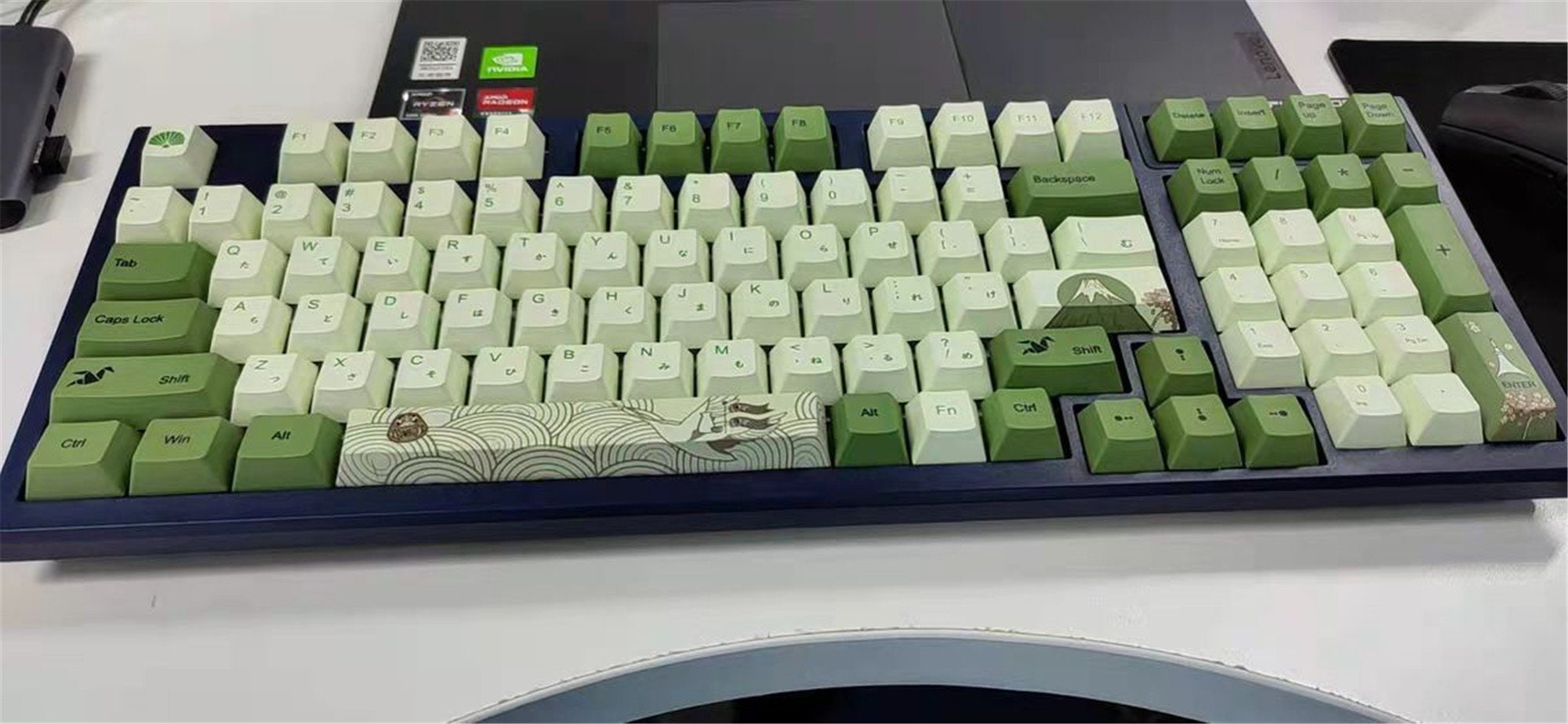 Matcha Cherry Keycaps Set Resin PBT 87/96/104/108 Key | Etsy