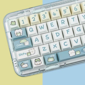 Cute Frog Keycap Set, Cherry Mechanical Keyboard Keycap Set, Anime ...