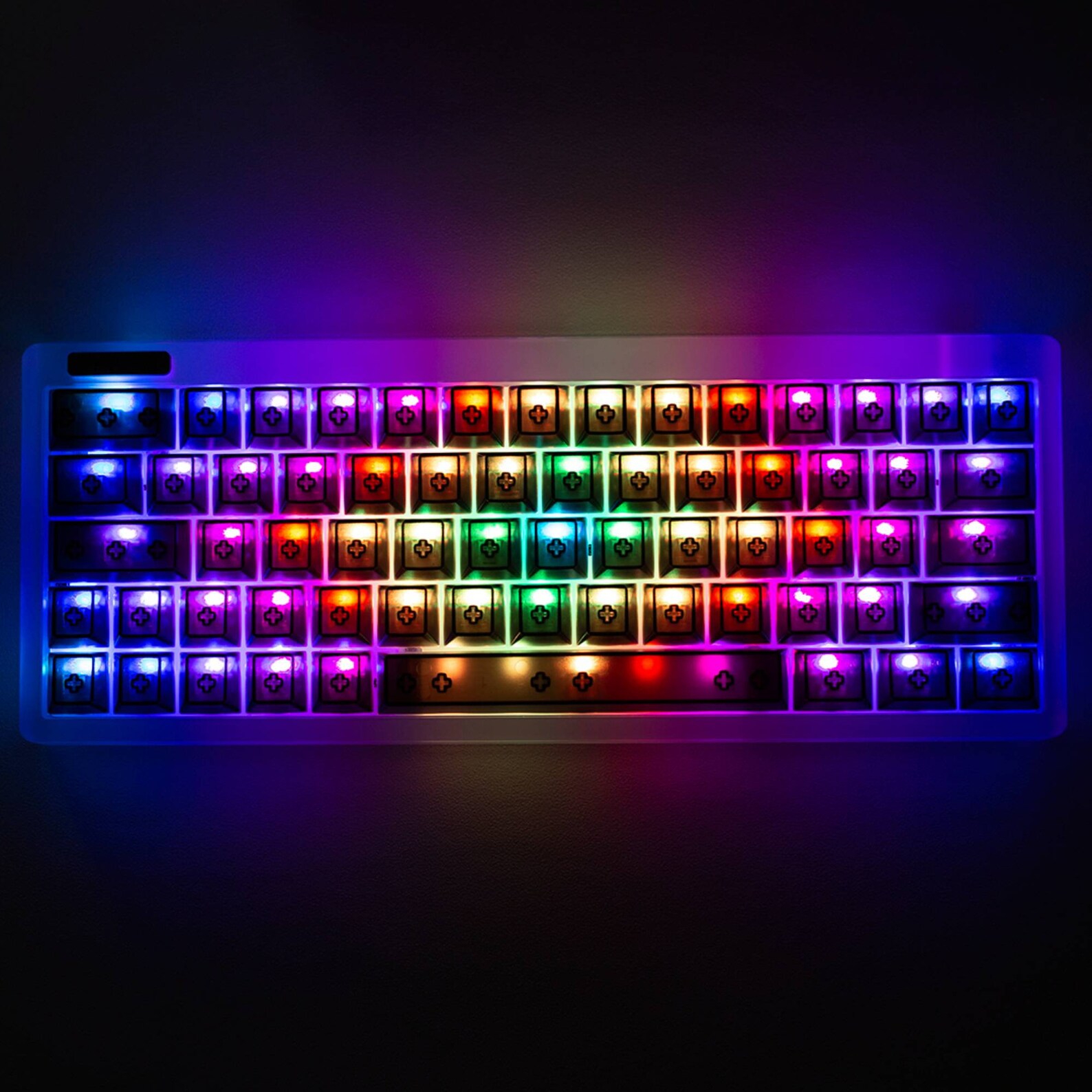 Glacier Blue Fully Transparent Keycaps Set PC 87/96/104/108 - Etsy