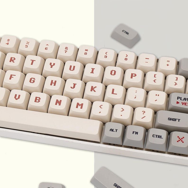 Retro Mario Game Keycaps Set, Family Computer Keycaps Set, Cherry XDA ...