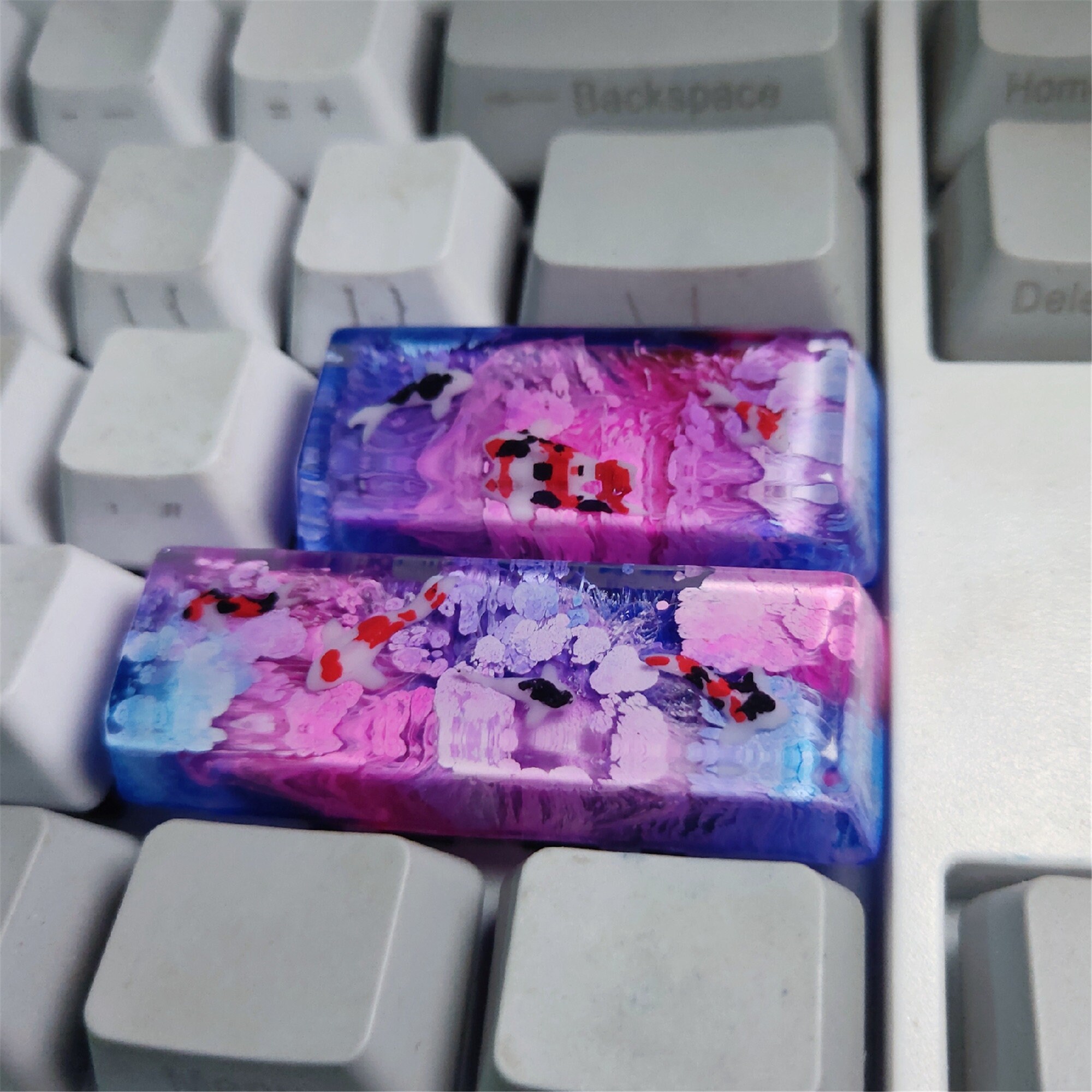 Colorful Goldfish Pond Keycaps Best Personalized Mechanical - Etsy