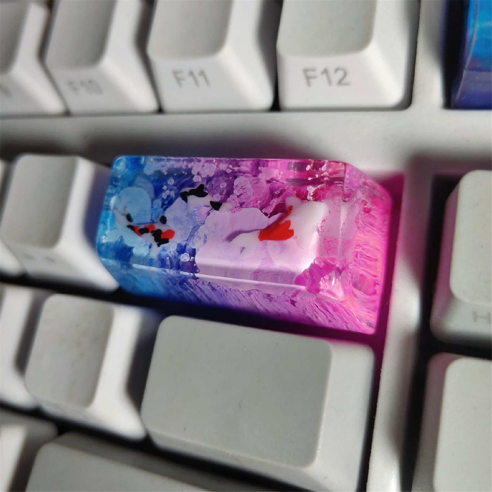 Colorful Goldfish Pond Keycaps Best Personalized Mechanical | Etsy