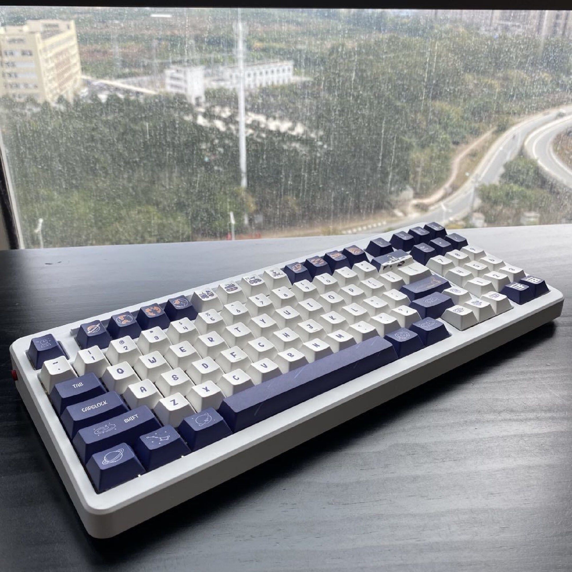 Blue Universe Cherry Keycaps Set Dye-sublimation PBT | Etsy