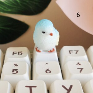 Birds Cute Keycaps Mechanical Artisan Kawaii Keycaps Animals - Etsy