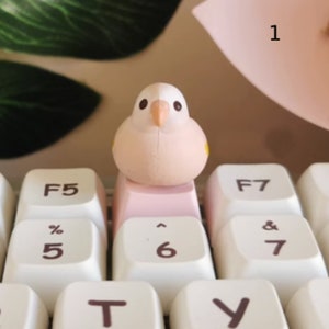 Birds Cute Keycaps Mechanical Artisan Kawaii Keycaps Animals - Etsy