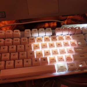 Transparent Jelly Keycaps Set, Mechanical Keyboard Keycaps Set, Crystal ...