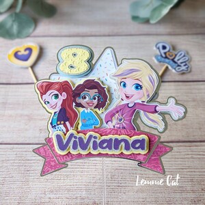 3D handmade Bestie Cake Topper and 2 Mini Topper / Cupcake - Etsy