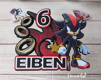 Shadow Cupcake Topper - Etsy