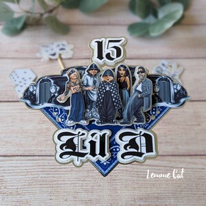 Cholo Cake Topper and 2pcs Mini Topper / Cupcake Topper / Centerpieces ...