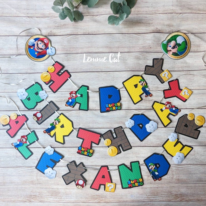 Mario Party Banner - Etsy