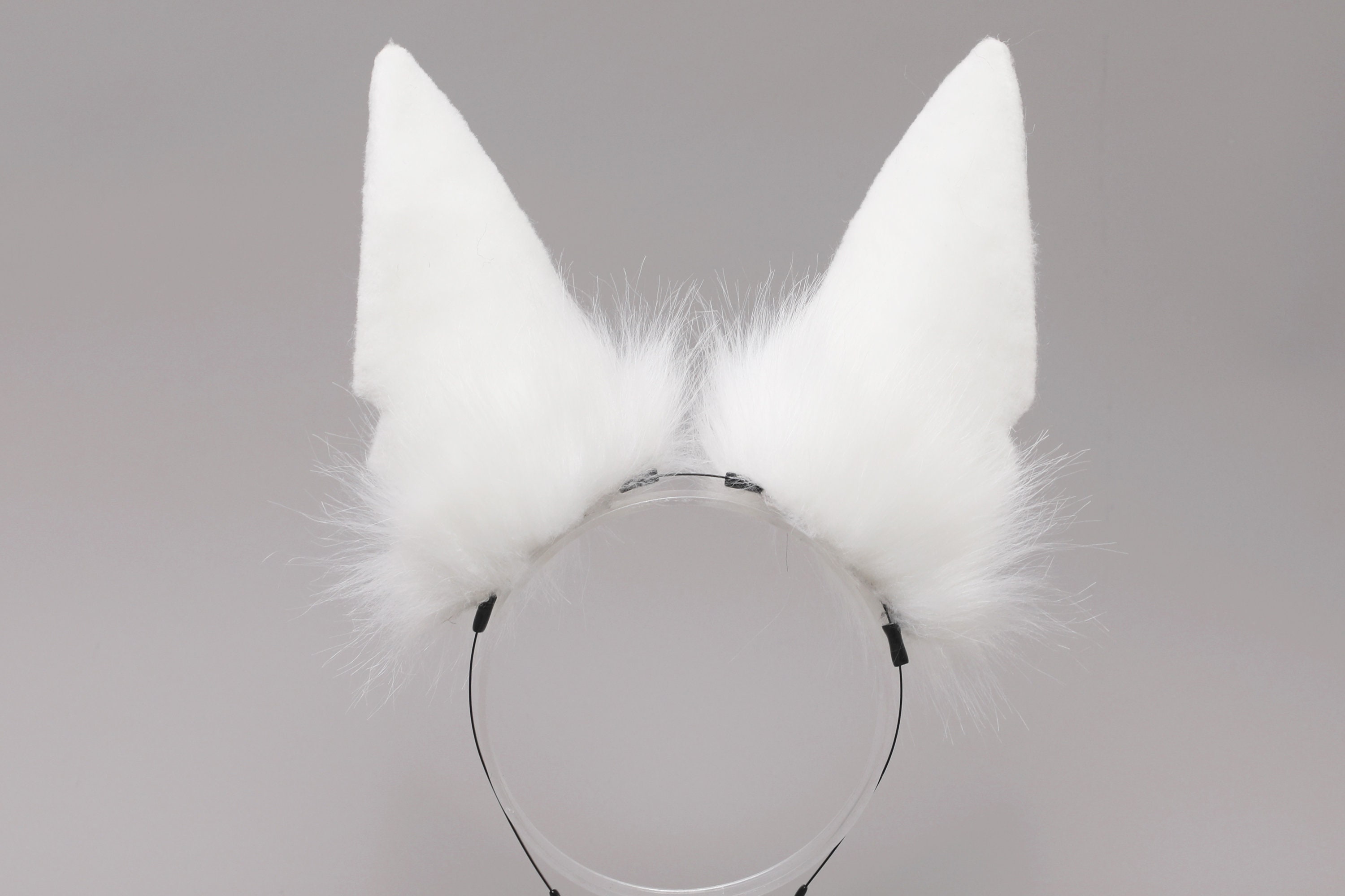 Black and White Anubis Ears Animal Ears Cat Ears Wolf - Etsy