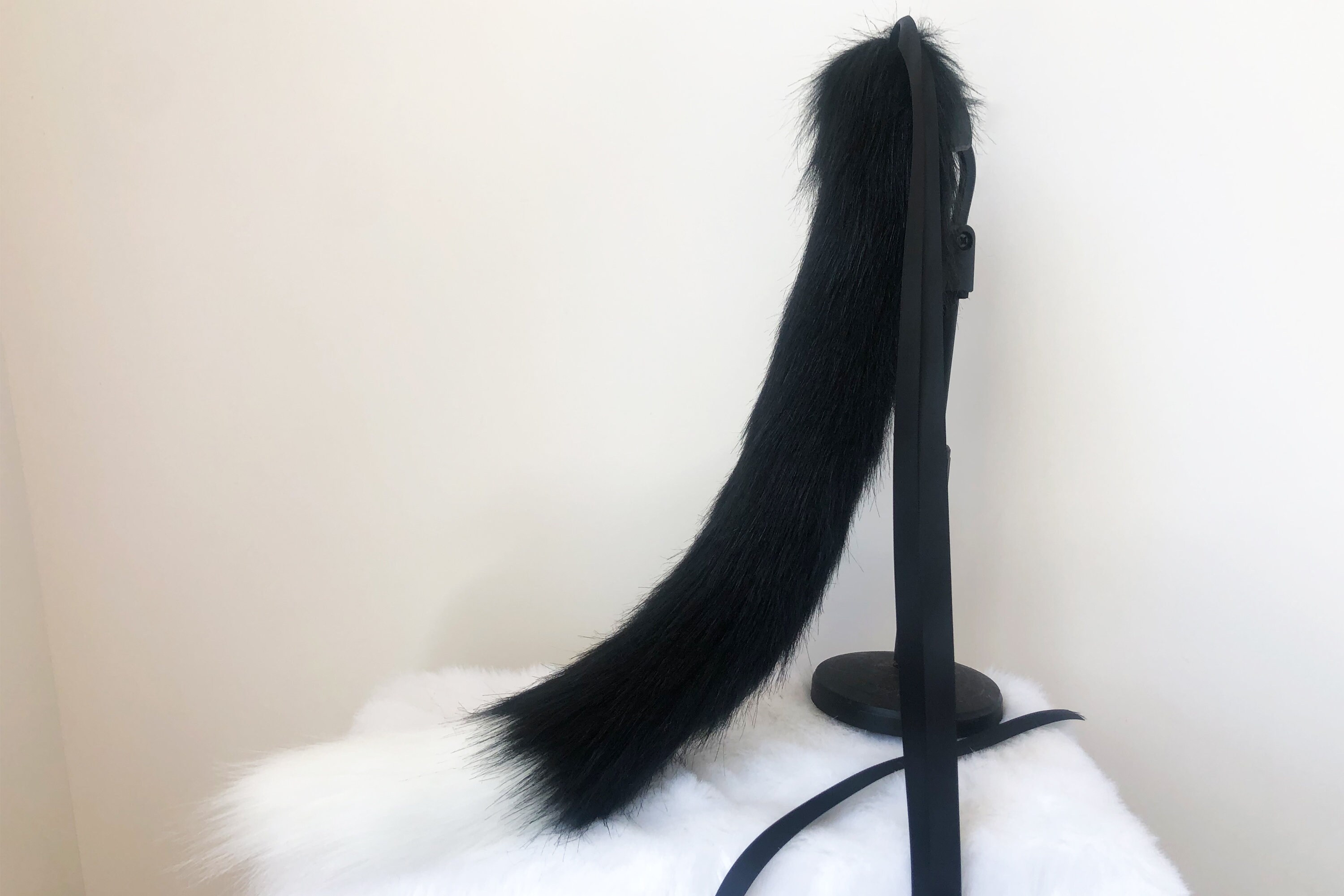 Black Cat Ears Black Cat Tail Kitten Ears Tail Beast Ears - Etsy Sweden