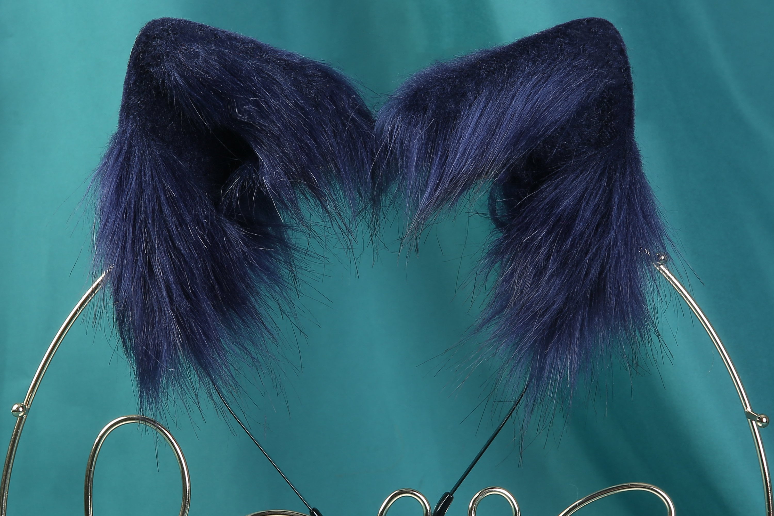 Royal Blue Cat Ears Kitten Ears Beast Ears Headband Ears Wolf - Etsy UK