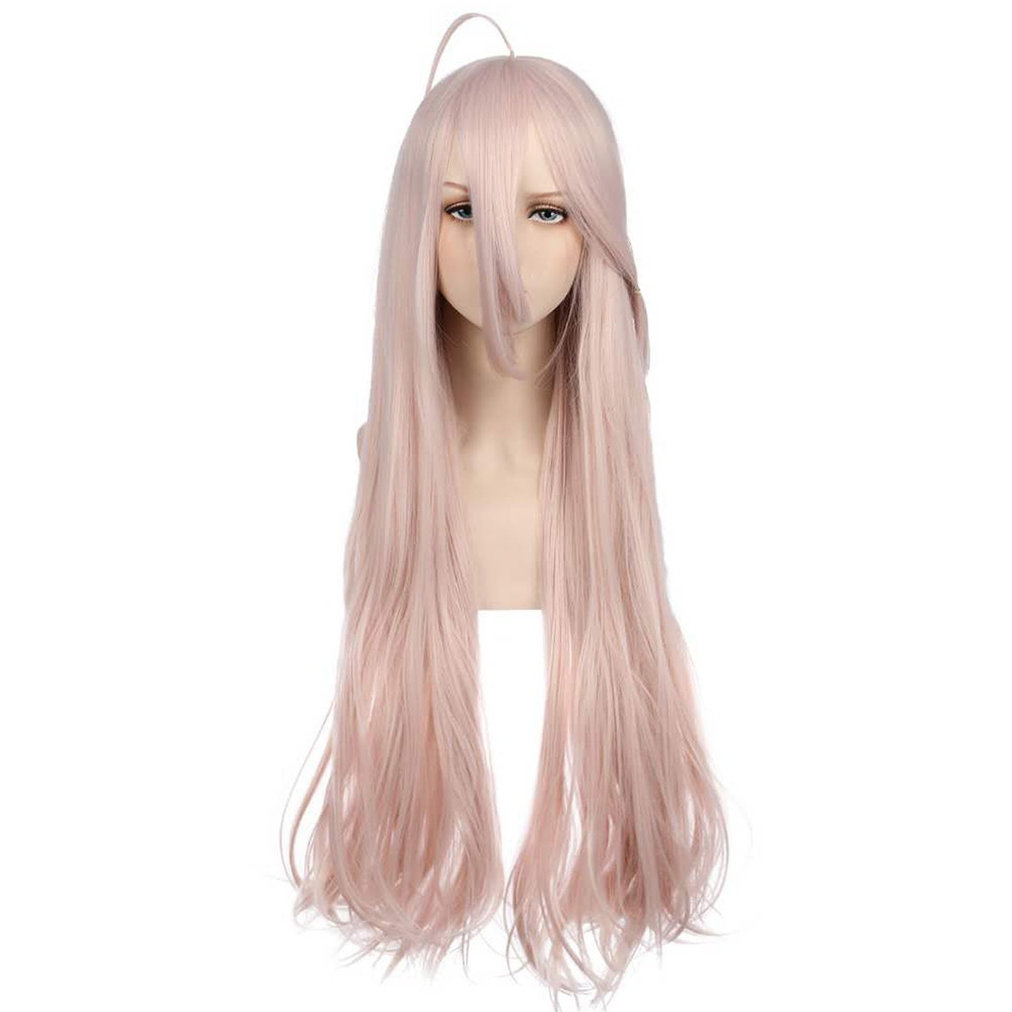 354 Inch Pink Anime Wig Cosplay Female Anime Full Headgear Etsy