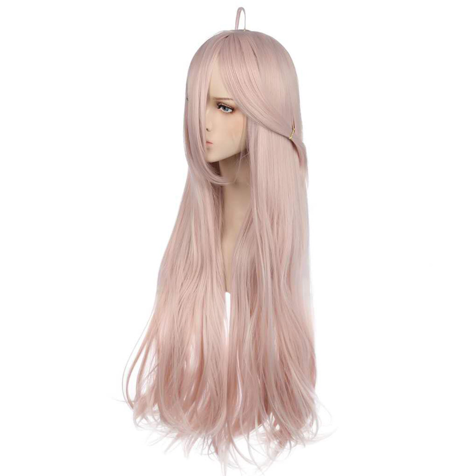 35.4 Inch Pink Anime Wig Cosplay Female Anime Full Headgear - Etsy