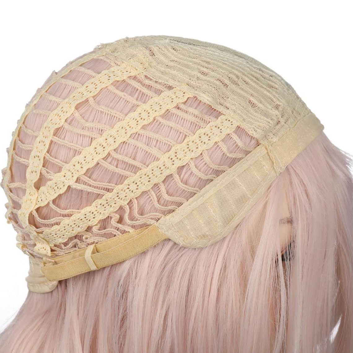 35.4 Inch Pink Anime Wig Cosplay Female Anime Full Headgear - Etsy
