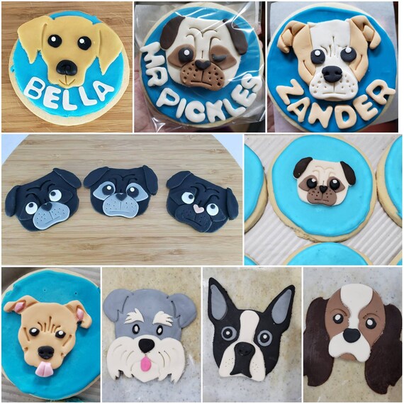 Custom Dog Faces Sugar Cookie FOR HUMAN CONSUMPTION - Etsy
