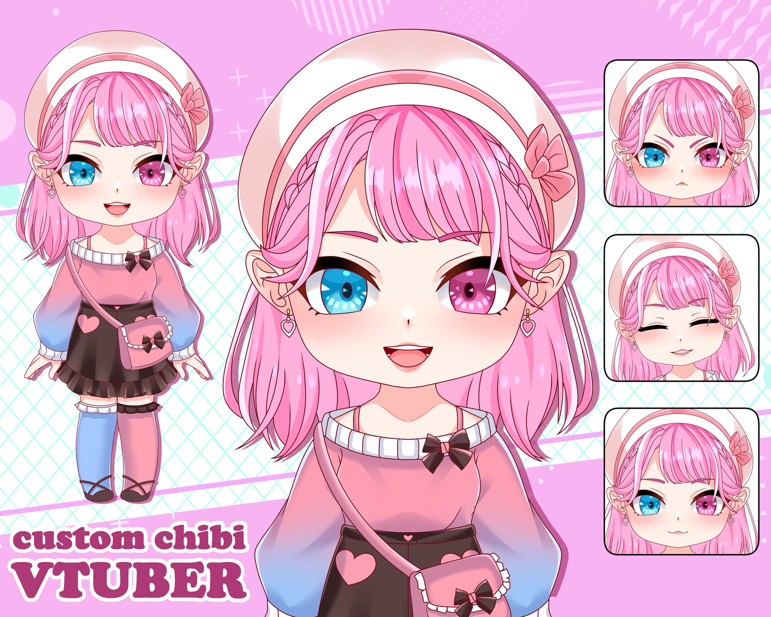 Vtuber Model Commission Chibi Vtuber Chibi Pngtuber Vtuber Commission ...