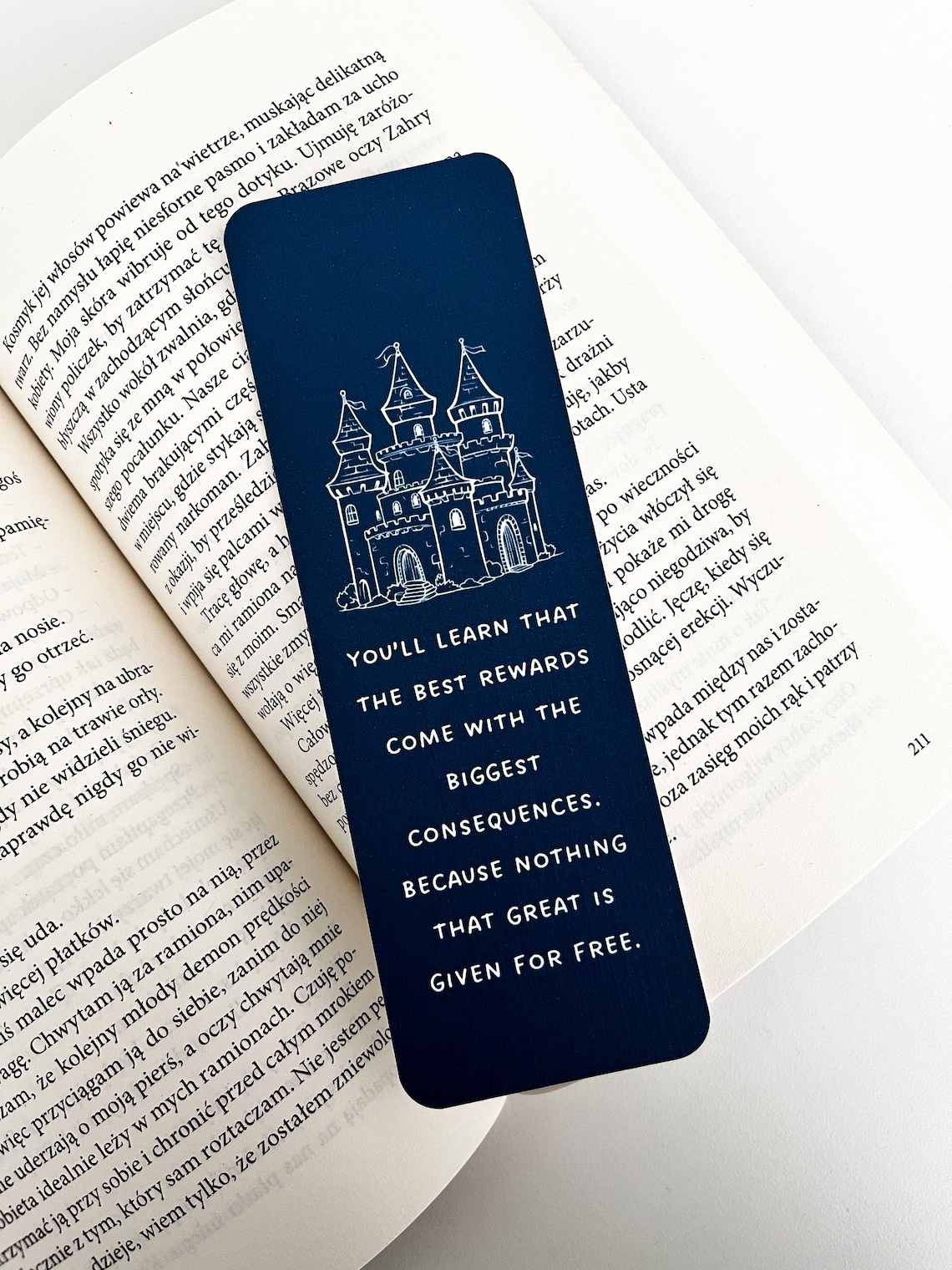 The Fine Print Bookmark Lauren Asher Book Gift Bookish Bookmark Gift ...