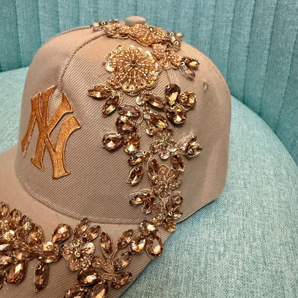 Customized Bling Hats – MLB, NFL, NBA Etc - Etsy