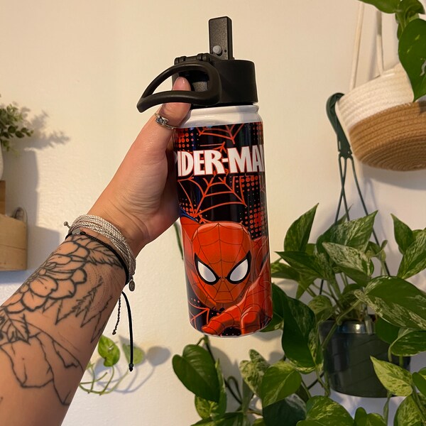 Spiderman Insulated Cup - Etsy