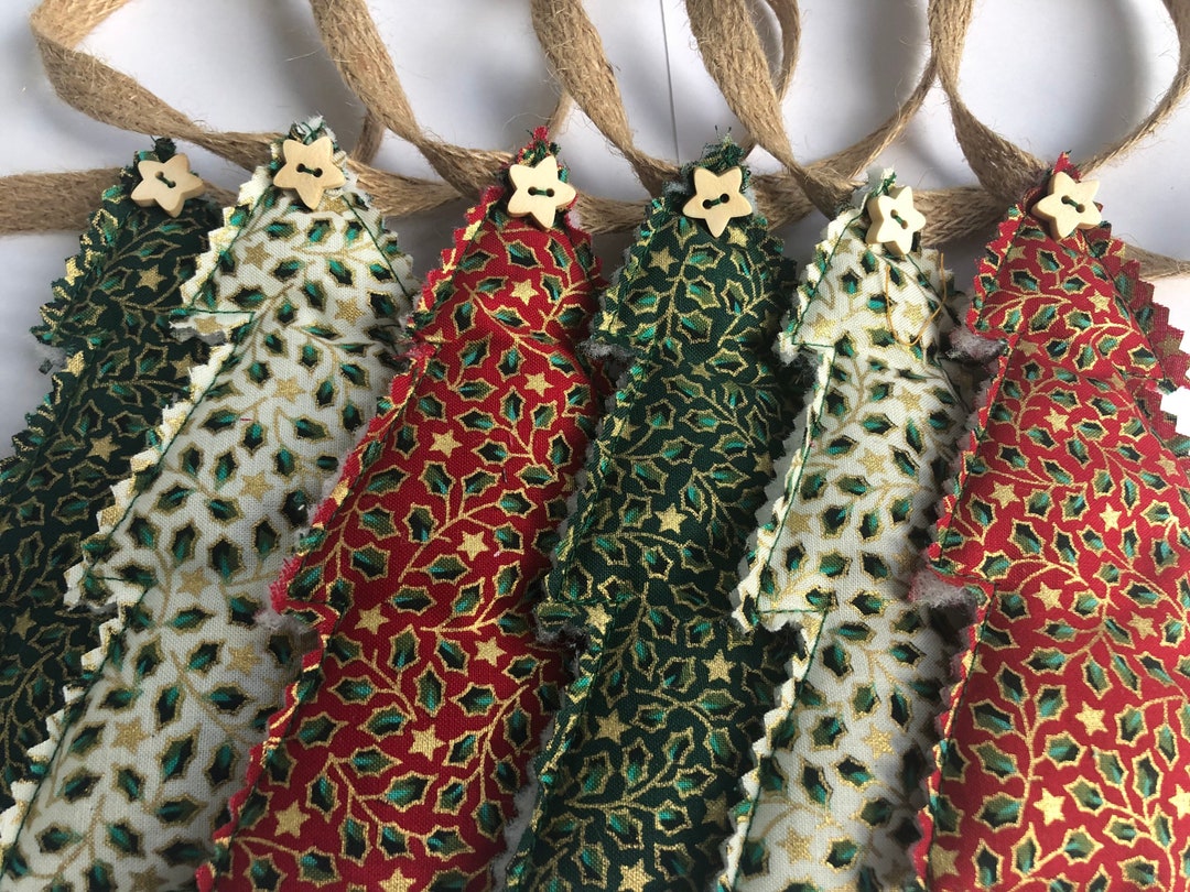 Christmas Tree Bunting - Choice of Design and Tape - Etsy UK