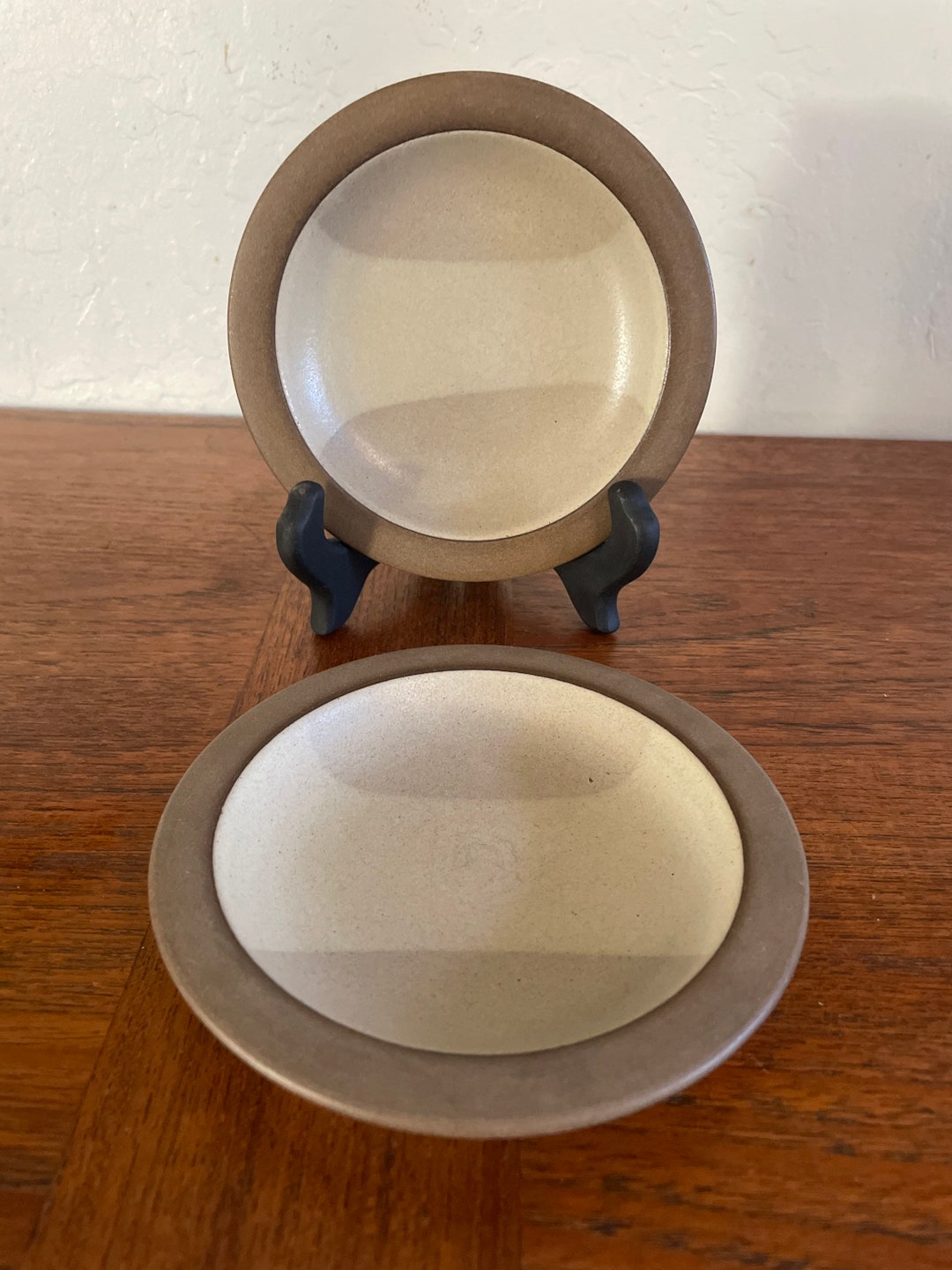 Mid-century Heath Ceramics Rim Line birch Mini Plates 5 - Etsy