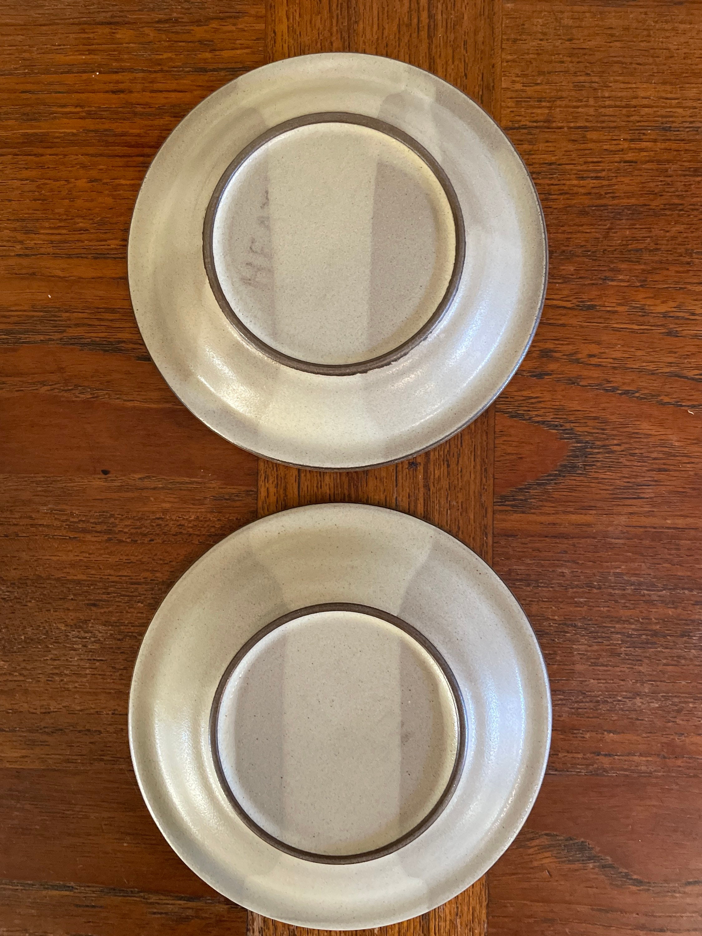 Mid-century Heath Ceramics Rim Line birch Mini Plates 5 - Etsy