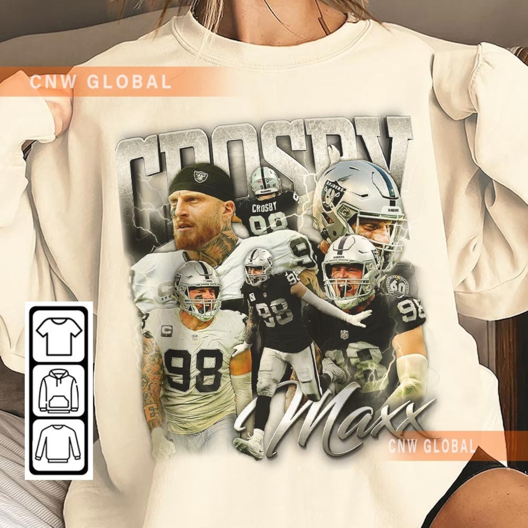 Football 90s Vintage Fan Gift Maxx Crosby Las Vegas Football - Etsy