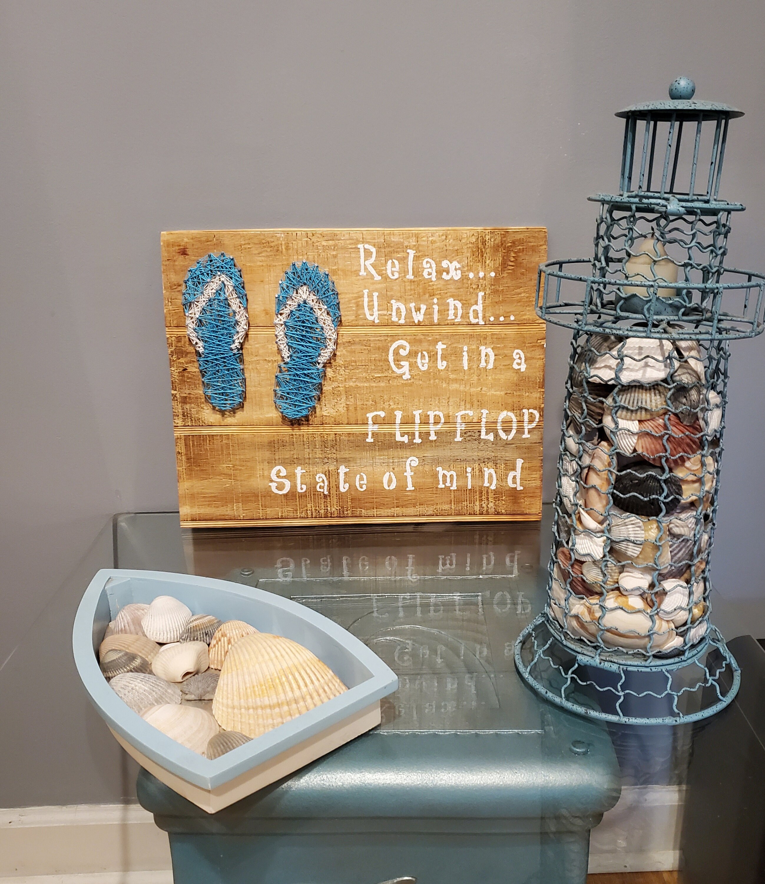 Flip Flop Beach String Art home Decor, Wood String Art, Beach, Flip ...