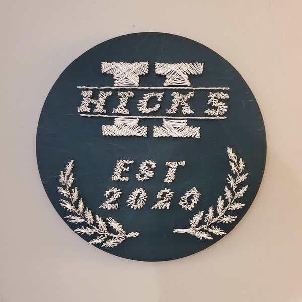 Name String Art - Etsy