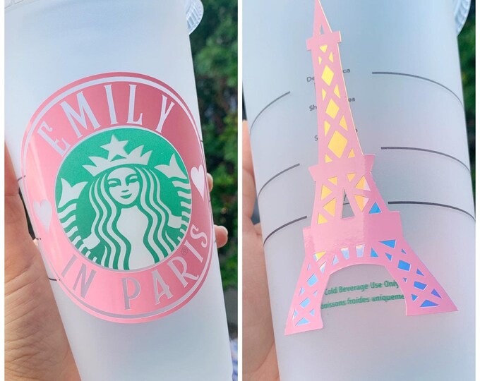 Emily in Paris Starbucks Cup, Emily in Paris, Eiffel Tower Starbucks ...