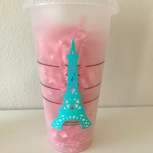 Emily in Paris Starbucks Cup Emily in Paris Eiffel Tower | Etsy
