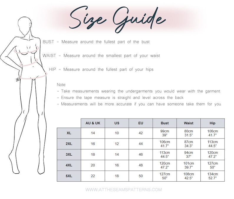 Plus Size Sewing Pattern | Babydoll Dress | Digital PDF File, Instant ...