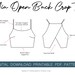 Sewing Pattern Open Back Crop Top Digital PDF File - Etsy