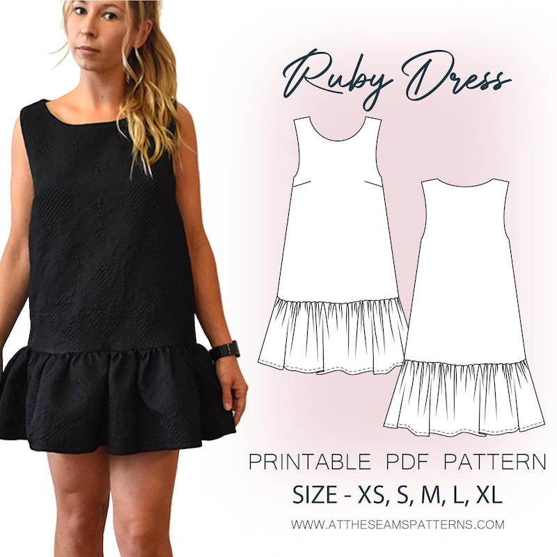 Shift Dress Pattern - Etsy