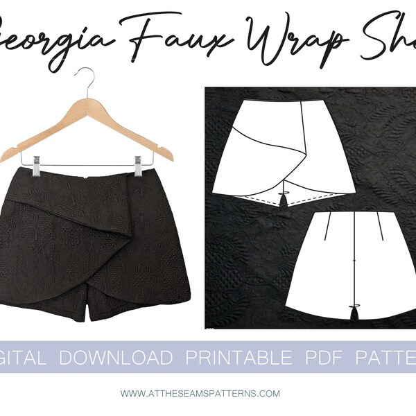 Wrap Shorts - Etsy