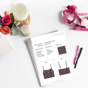 Sewing Pattern | Amelia Cropped Basic Singlet | Digital PDF File ...