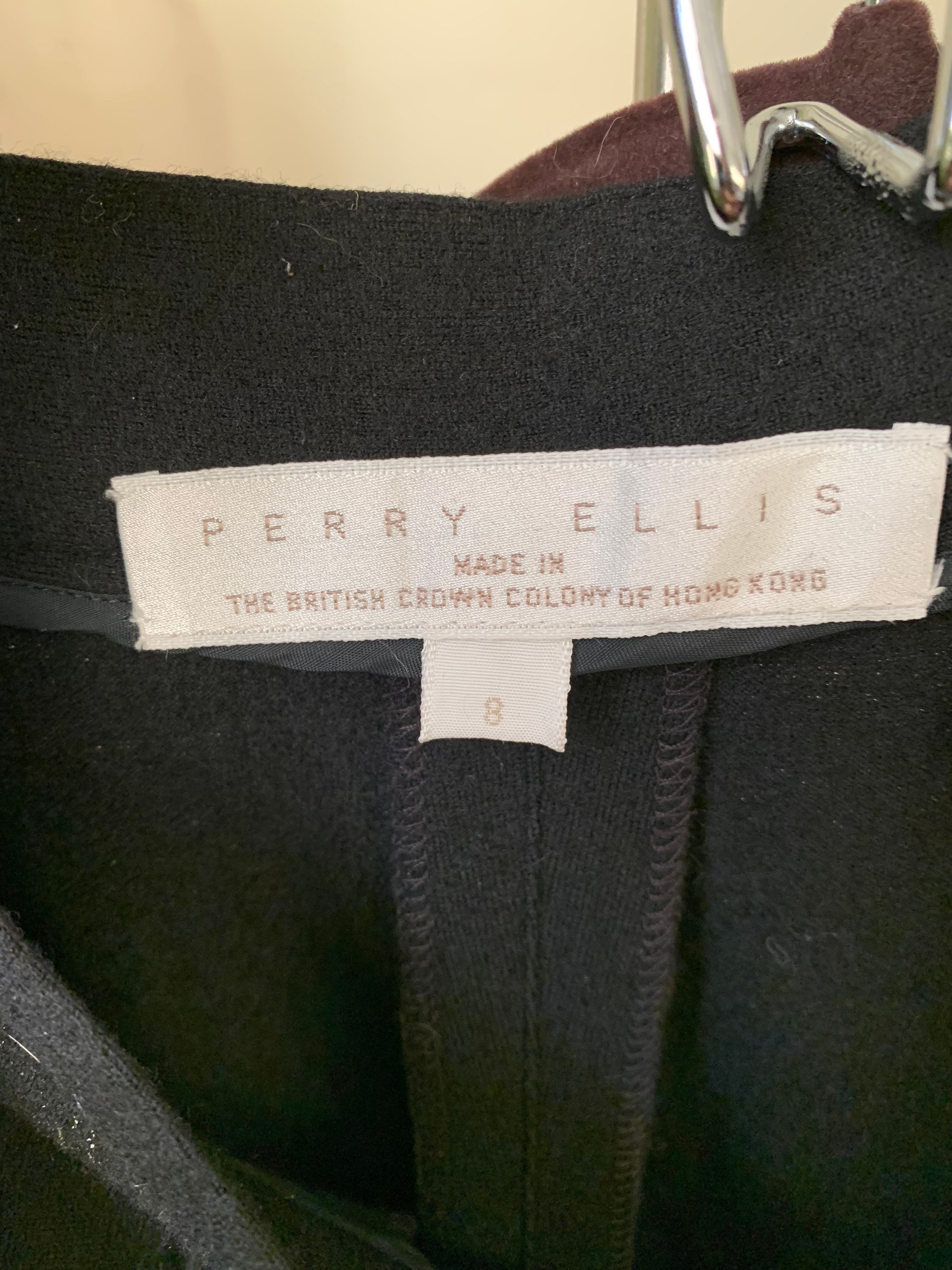 Vintage Early 1980s Deadstock Perry Ellis Wool Pleated Tapered Pants - Etsy