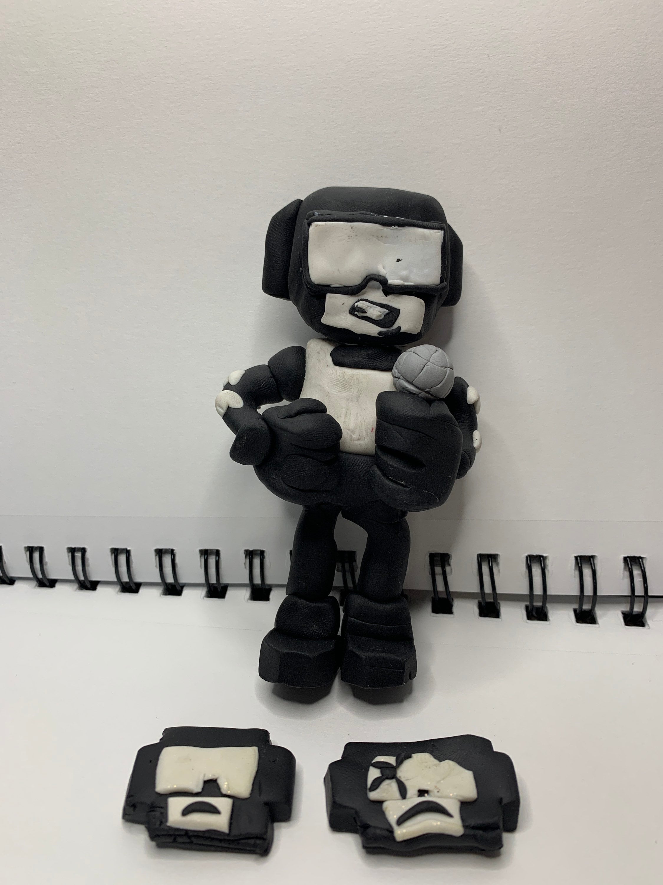 FNF Tank Man Clay Figure - Etsy