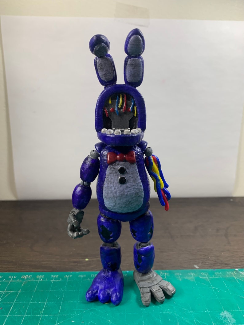Fnaf Withered Bonnie Action Figure - Etsy