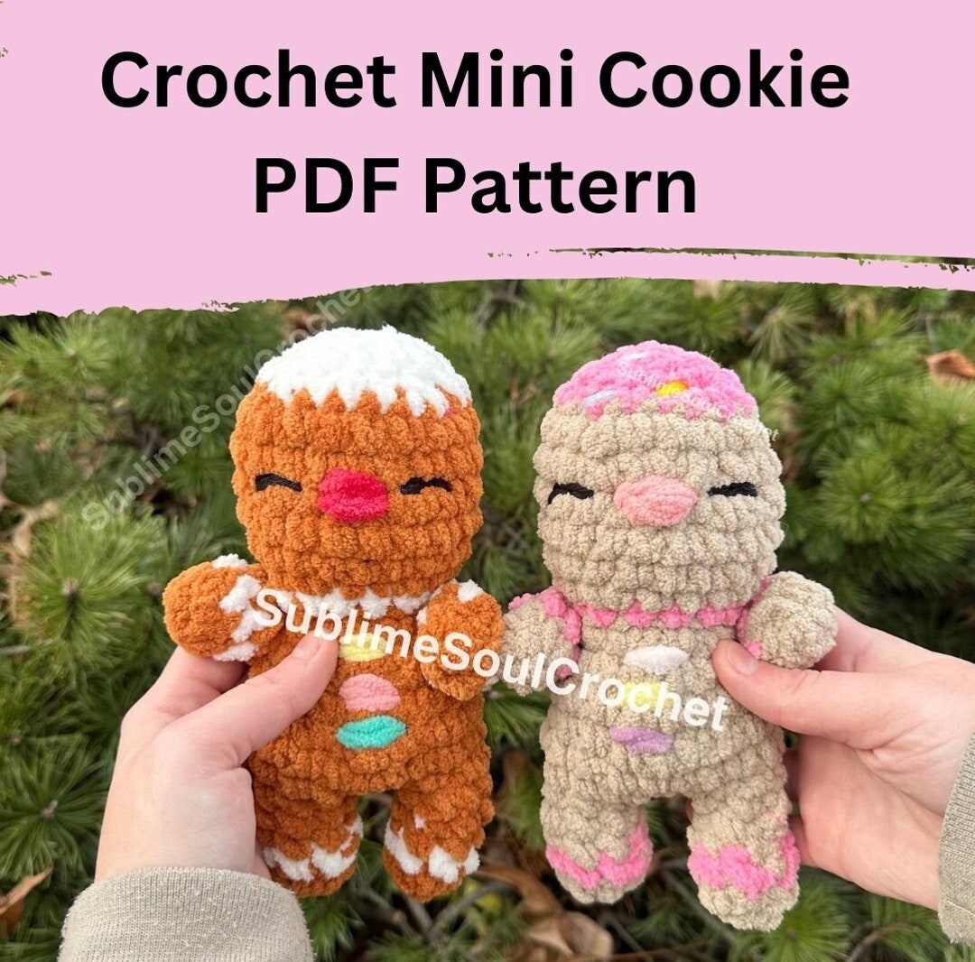 DIGITAL PATTERN: Crochet Mini Cookie Pattern - Etsy