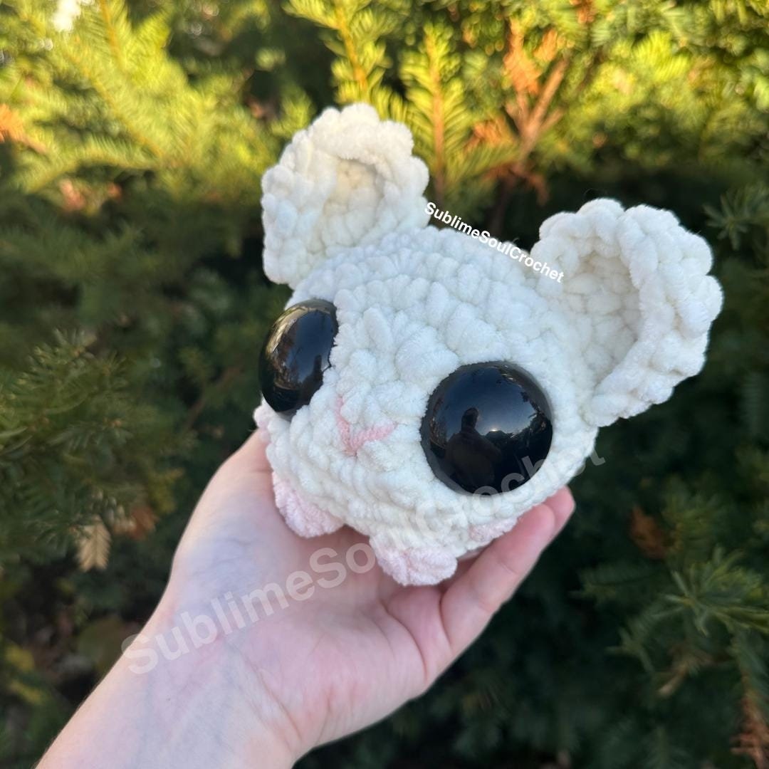 Handmade Crochet Sad Mouse Plush - Etsy