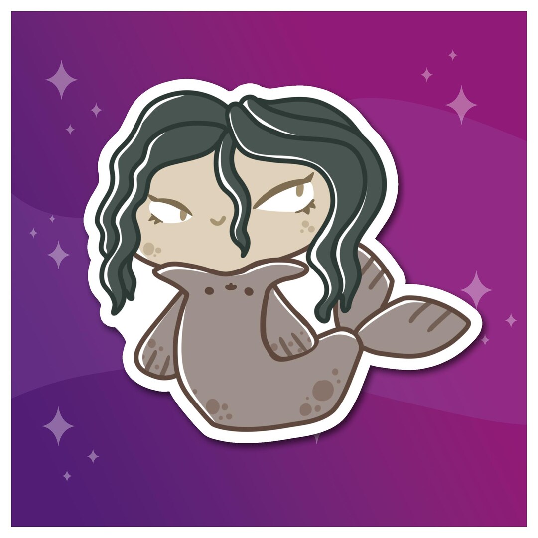 Cute Selkie Cryptid Sticker - Etsy