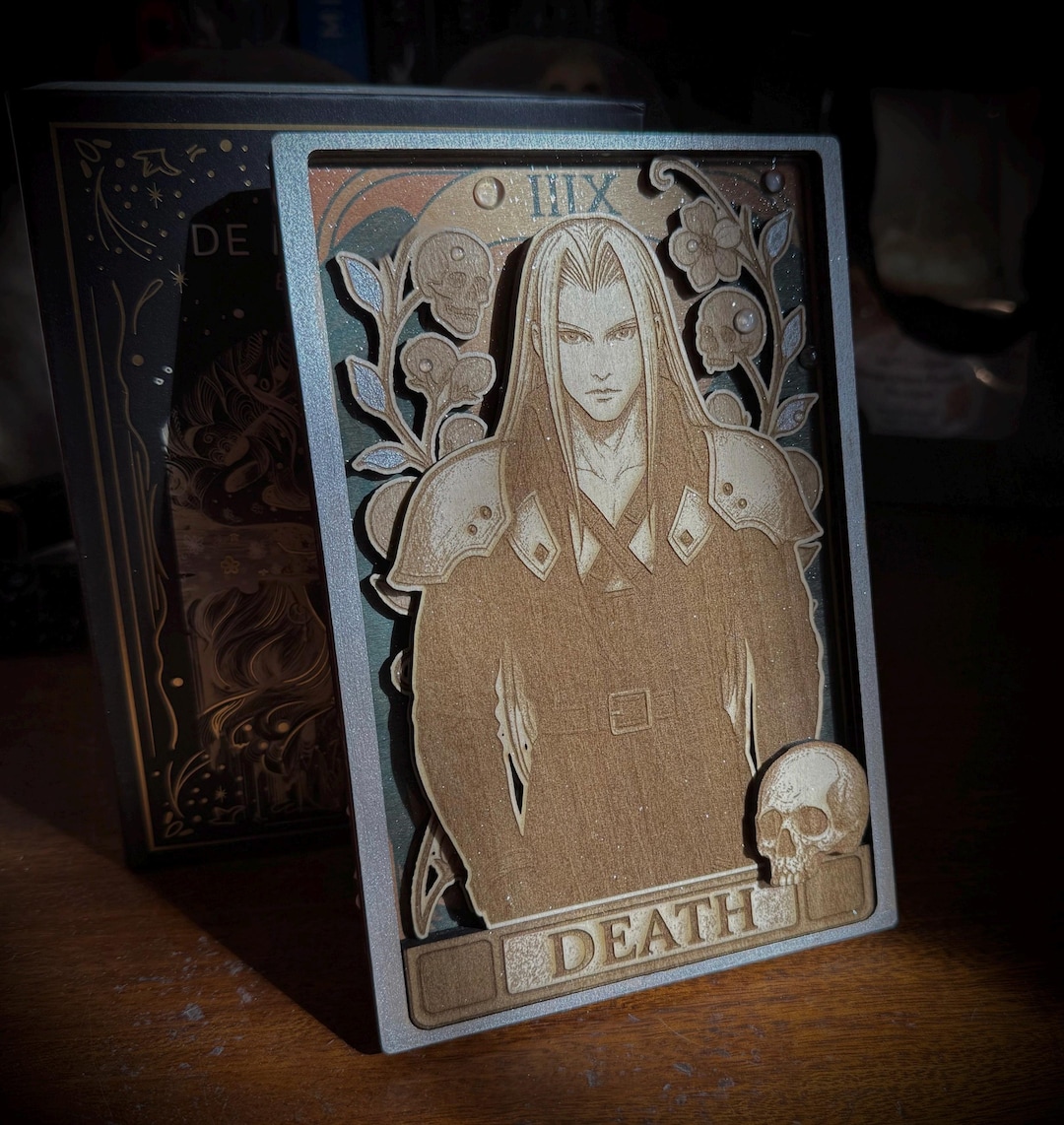 Final Fantasy VII Sephiroth (death) Wooden Tarot Card - Etsy