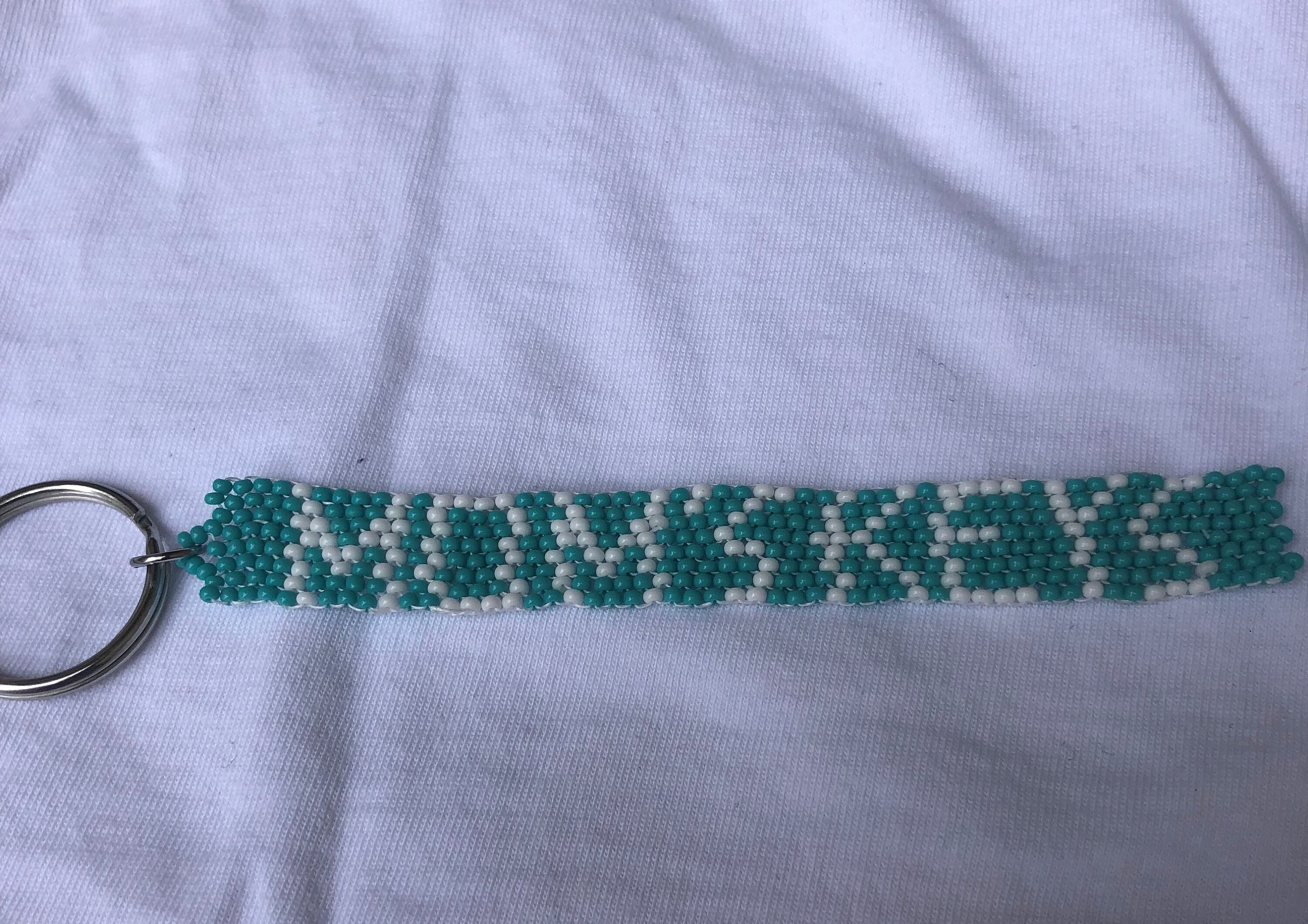 Personalized Mom and Dad Peyote Stitch Beaded Keychains. Many - Etsy