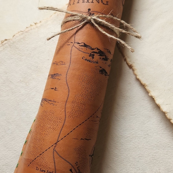 Leather Map - Etsy