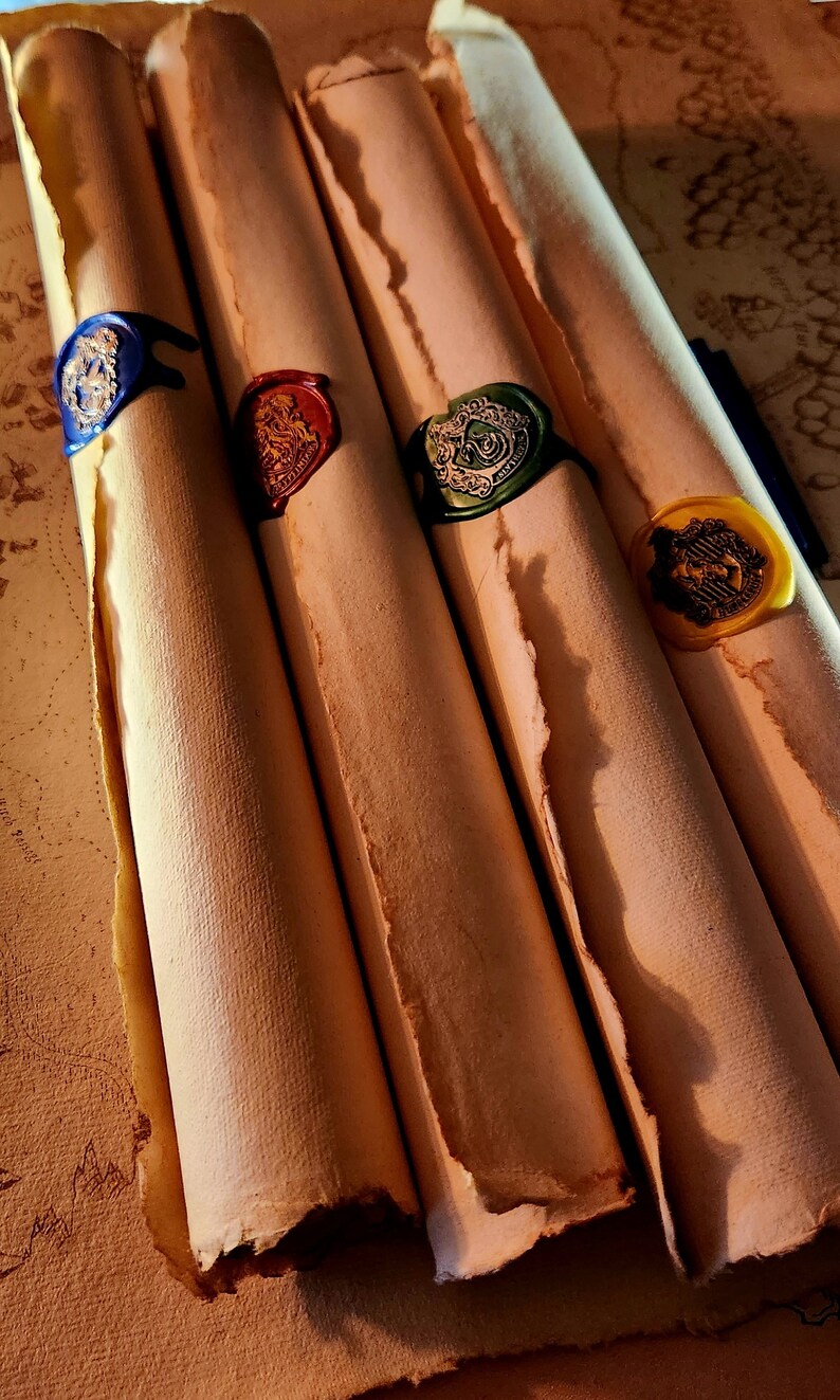 Harry Potter Map of Hogwarts Wax Sealed - Etsy