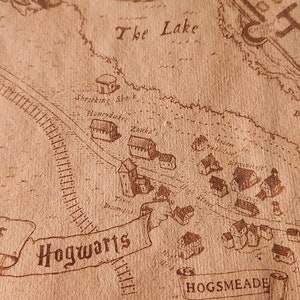 Harry Potter Map of Hogwarts- Wax Sealed - Etsy